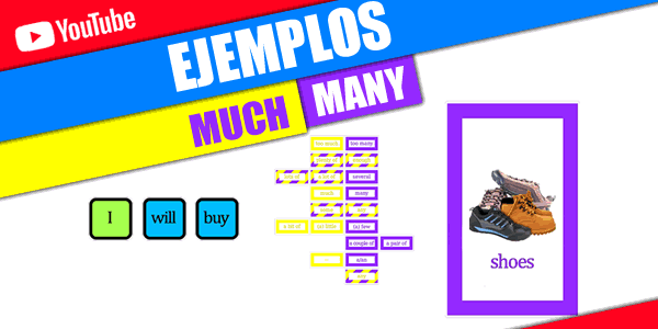 Ejemplos con MUCH y MANY en frases